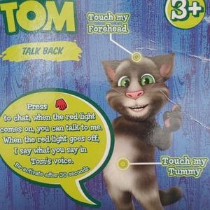 Toms | Toys | Talking Tom Rare Vintage 23 Plush Toy Movable Lips | Poshmark